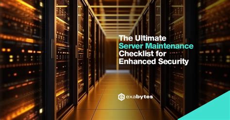 Server Maintenance Checklist For Linux And Windows