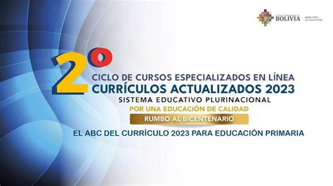 EL ABC DEL CURRÍCULO 2023 PARA EDUCACIÓN PRIMARIA YouTube