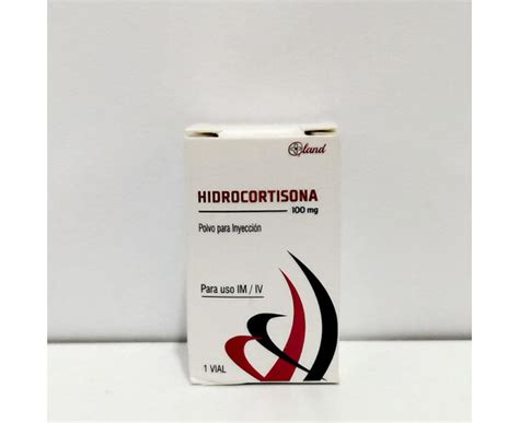 MEDICINA HIDROCORTISONA 100 MG POLVO INY LAND Sihay