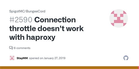 Connection Throttle Doesn T Work With Haproxy Issue 2590 SpigotMC