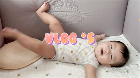 육아 브이로그 아이다호 키우기 김치전and막걸리로 월요병 퇴치 옹알이가 늘은 6개월 아기💬 육퇴 후 맛있는거 🍽 Youtube