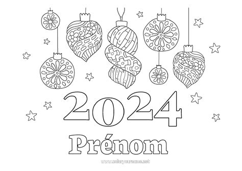 Coloriage Bonne Année Imprimer 2024 Un Moment De Joie Et De