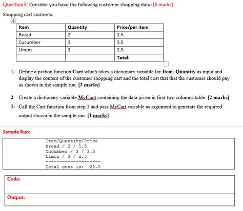 Solved Question Consider You Have The Following Customer Chegg