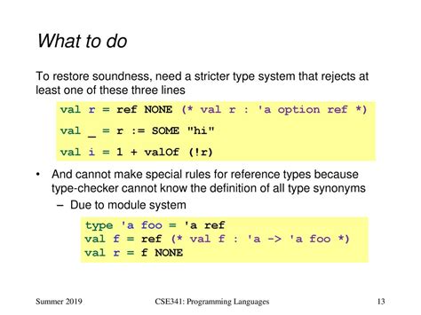 CSE341: Programming Languages Lecture 11 Type Inference - ppt download