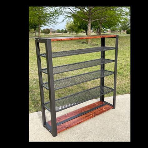Outdoor Wood Shelving Unit Etsy