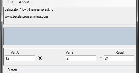 Create Calculator With Visual Studio Vb Net Calculator