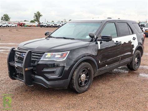 2017 Ford Explorer Awd Police Interceptor Suv Roller Auctions