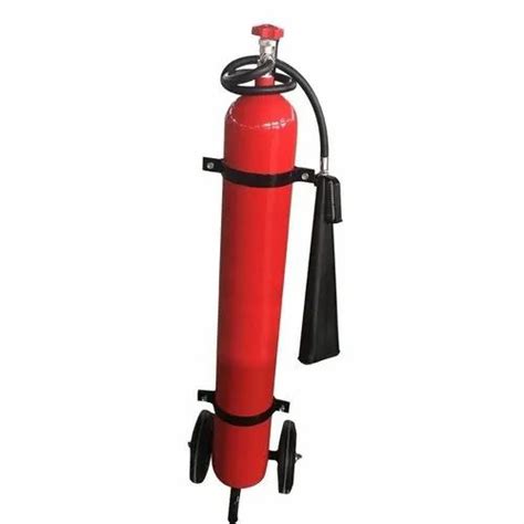 9kg CO2 Trolley Mounted Fire Extinguisher For Offices Industrial Use