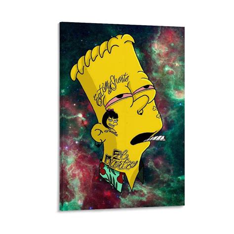 How To Draw Bart Simpson Gangster