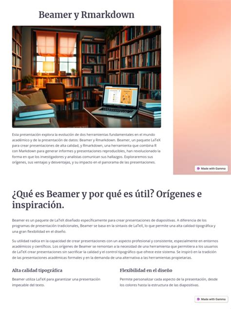 Beamer Y Rmarkdown Pdf Análisis De Los Datos Microsoft Powerpoint