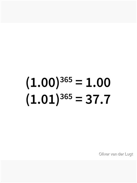 Doing Nothing At All Vs Small Consistent Effort Clock For Sale By