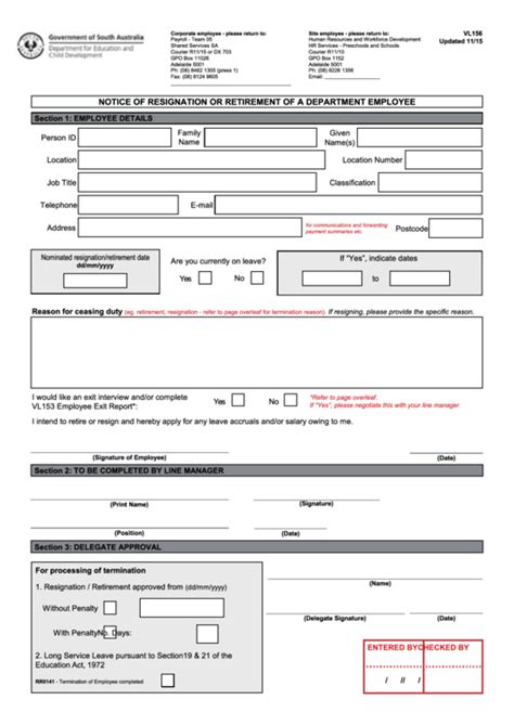 27 Resignation Form Templates Free To Download In Pdf