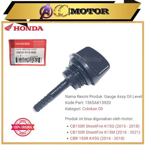 Mesin 1565a K15 920 Engine Oil Cap Plug Cb150r Led Cbr150r Led Ahm