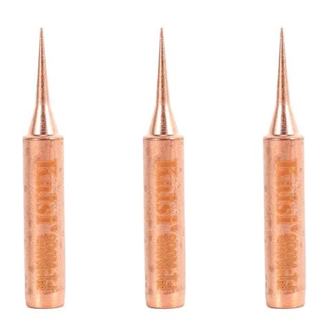 3X Kaisi Pointe de Fer À Souder Au Cuivre Sans OxygèNe 900M T I pour Les Outils de Station de