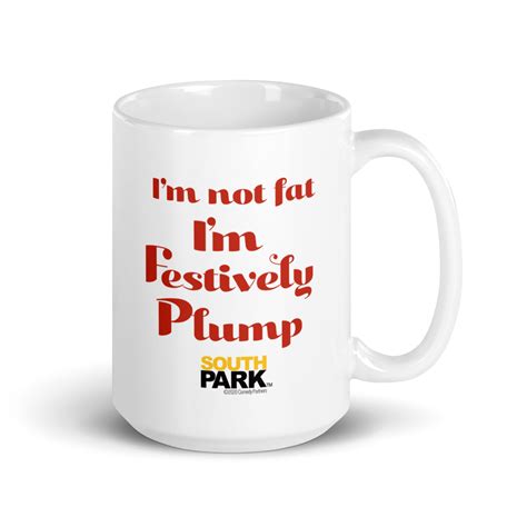 South Park Cartman Festively Plump White Mug