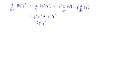 Solved Prove That If 𝐯 T Is Any Vector That Depends On Time For Example The Velocity Of A