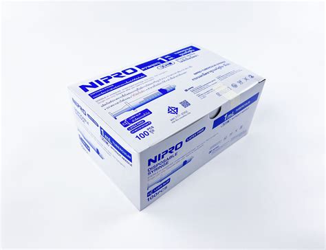 Disposable Syringe 1 Ml Sterile Nipro Ttk Science