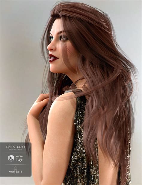Heather Hair For Genesis 8 Females Daz 3d