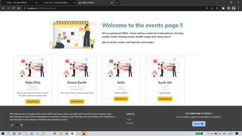 Events Page Card Issue Issue 513 Ngoworldcommunity NGOWorld