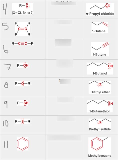 Organic Chemistry I Diagram Quizlet