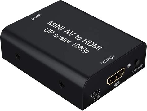 Rca To Hdmi Gana Steel 1080p Rca Composite Cvbs Av To Hdmi Converter
