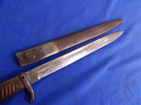 German Ersatz Bayonet With Wood Grip Insert J And J Military Antiques