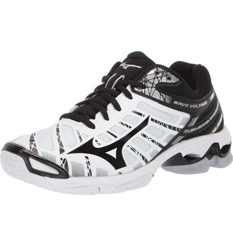 Mizuno 여성용 웨이브 전압 실내 코트 슈즈 하얀색7208 티몬