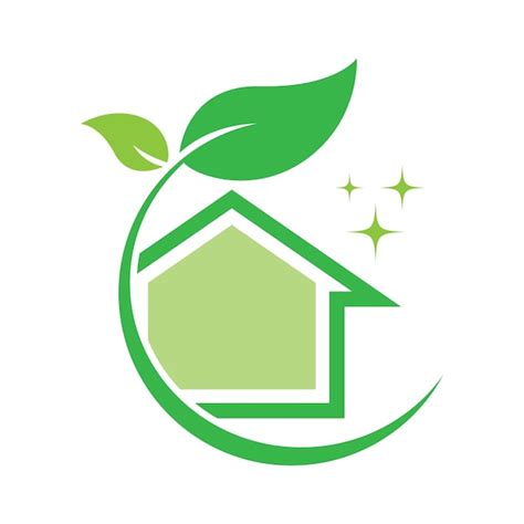 청소 서비스 로고 아이콘 디자인 일러스트 프리미엄 벡터