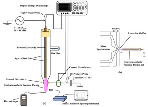Schematic Of A The Experimental Setup And B Mass Spectra Download Scientific Diagram