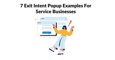Exit Intent Popup Examples For Service Businesses With Templates