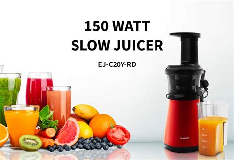 Watt Slow Juicer EJ C Y RD SHARP Indonesia