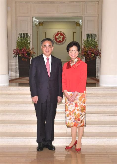 林鄭月娥晤胡春華 冀粵港合作互利雙贏 香港文匯網