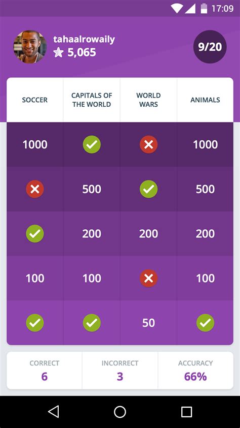 Categories Game
