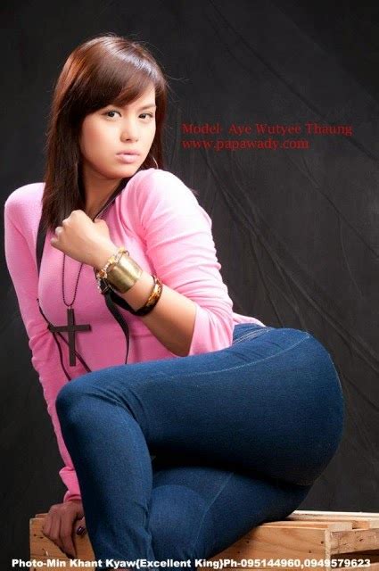 Myanmar Model Aye Wut Yee Thaung Random Beautiful Collection Photos