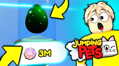 Opening Jajek Uk Adu S Onecznego W Jumping Pets Simulator Roblox Youtube