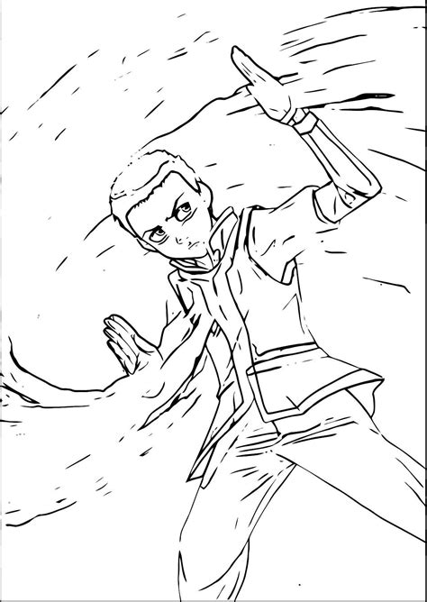 Avatar Aang Pinali Avatar Aang Coloring Page