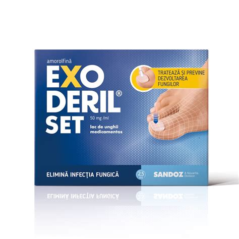 Exoderil Set Nail Polish Amorolfine 2 5 Ml Sandoz Storeofhealth