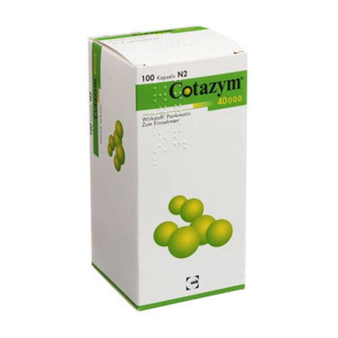 Cotazym 40 000 100 Stk Cotazym 40 000 100 Pz Erbofarma Farmaci