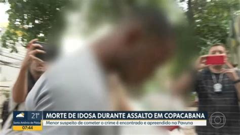 Vídeo A Polícia apreendeu o menor suspeito de assaltar e matar uma