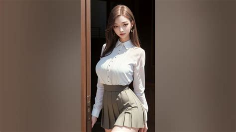 Ai Art Pleated Skirt 2 Lookbook Youtube