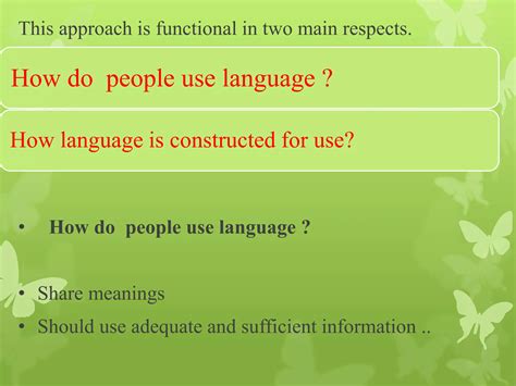 Systemic Functional Linguistics Pptx