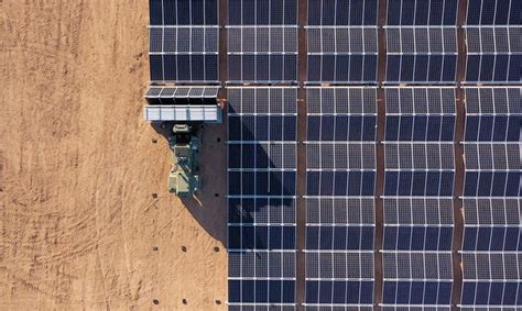 Hinged Folding Solar Array For Rapid Deployment At Industrial Scale