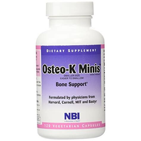 Nutrional Biochemistry Osteo K Minis Bone Support 120 Ct
