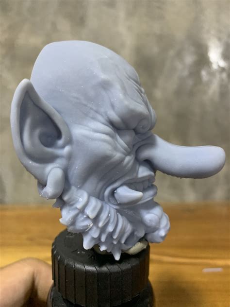 Arquivo Stl Cabeza De Oni Yokai 👫 Obj ・modelo Para Impressão 3d Para