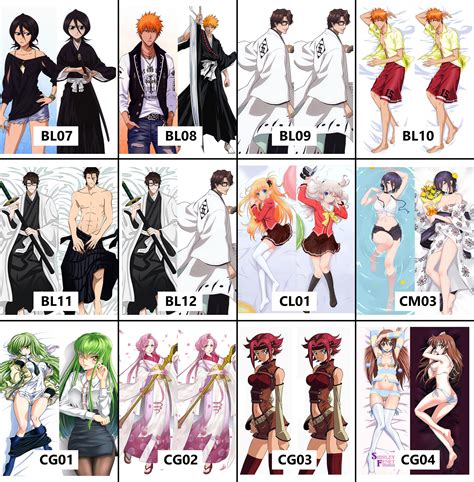 Anime Body Pillowcase Dakimakura Cover Part 2 Etsy