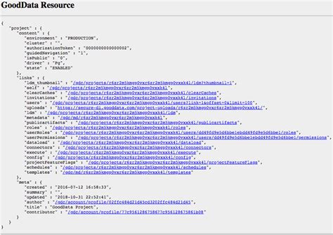 Access the Gray Pages for a Workspace | GoodData Enterprise