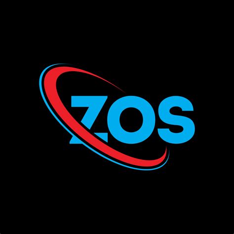 Logotipo De Zos Letra Zos Diseño Del Logotipo De La Letra Zos