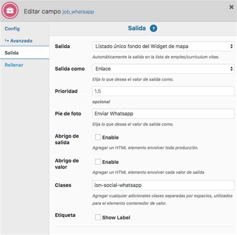Listify Añadir Un Botón De Whatsapp En Los Campos De Cada Listado Cómo Hacer Una Página