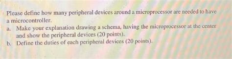 Solved Embedded System Designplease Define How Many