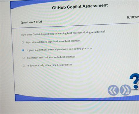 GitHub Copilot Assessment 0 18 52 Question 2 StudyX